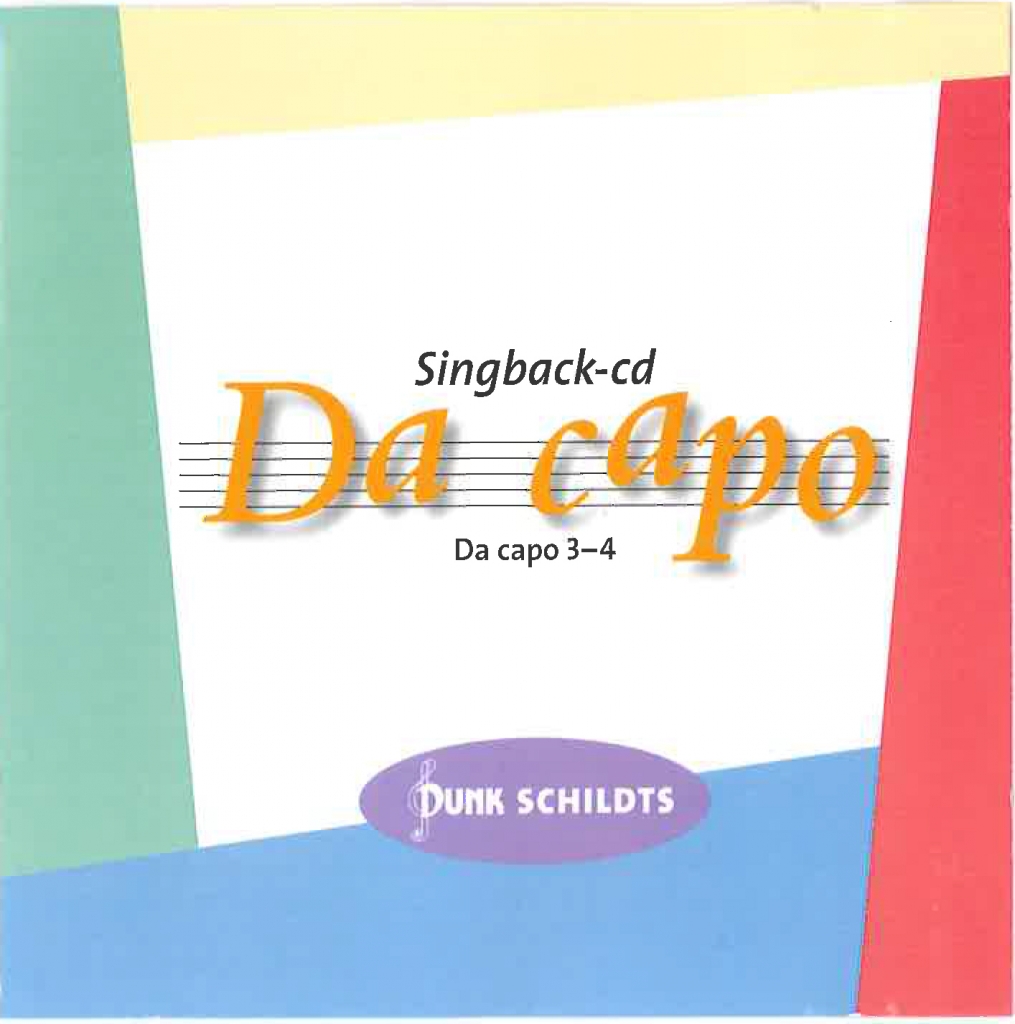 Da capo Singback-cd åk 3-4 — S&S Läromedel